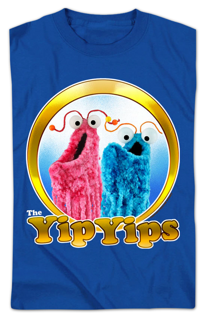 Blue Yip Yips Sesame Street T-Shirt