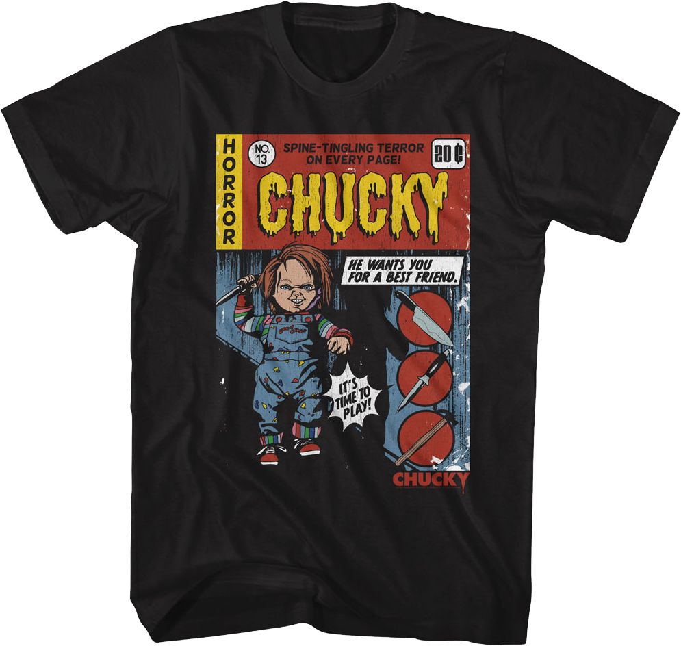 Chucky Comic Book Child's Play T-Shirt