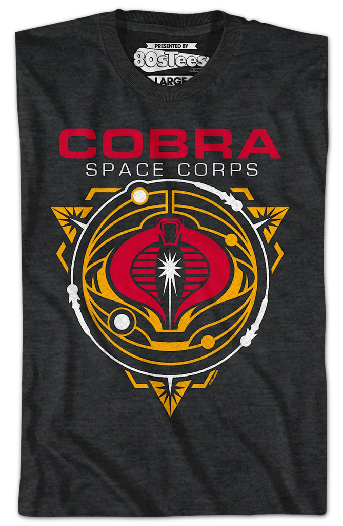 Cobra Space Corps Logo GI Joe T-Shirt Cobra Space Corps Logo GI Joe T-Shirt