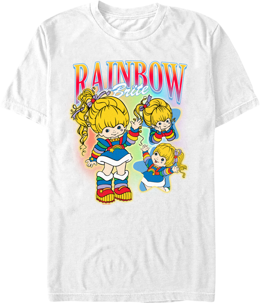 Colorful Collage Rainbow Brite T-Shirt