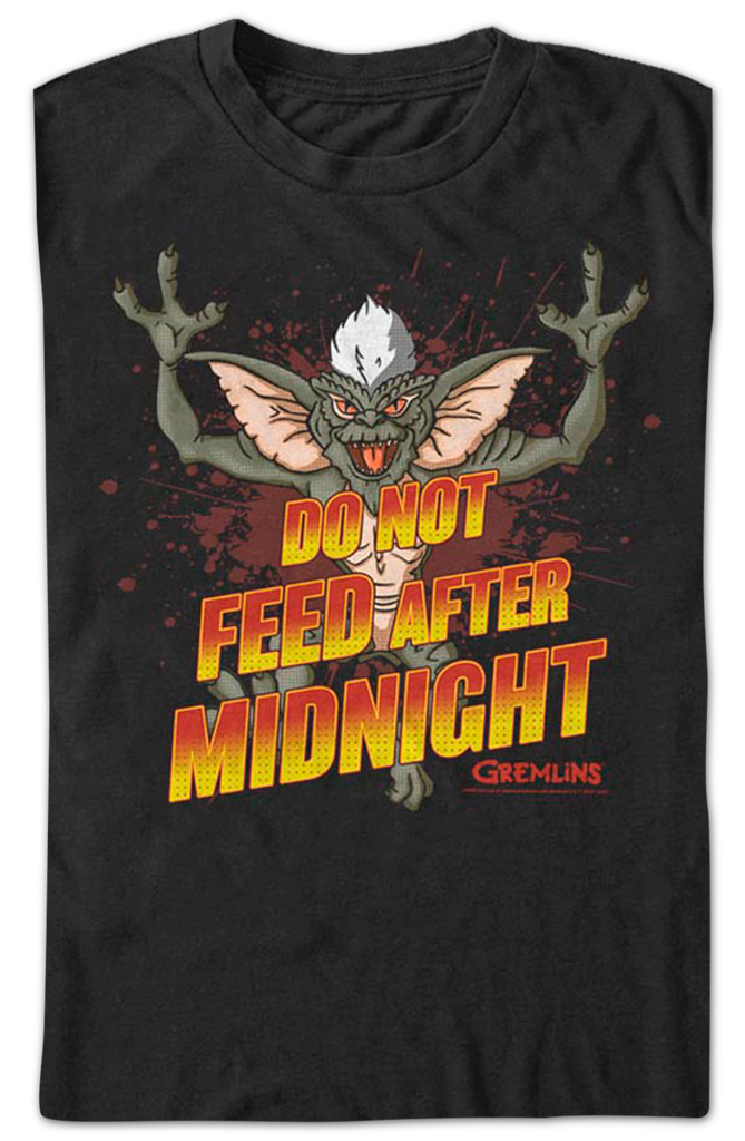 Do Not Feed After Midnight Gremlins T-Shirt