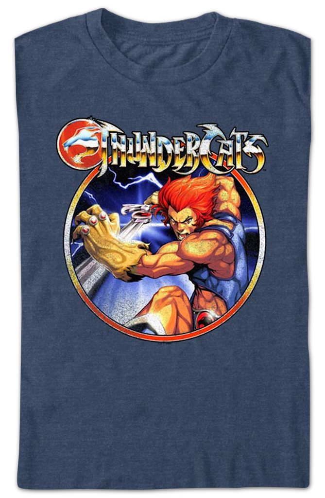 Lion O Vintage Lightning Circle ThunderCats T Shirt lion-o-vintage-lightning-circle-thundercats-t-shirt