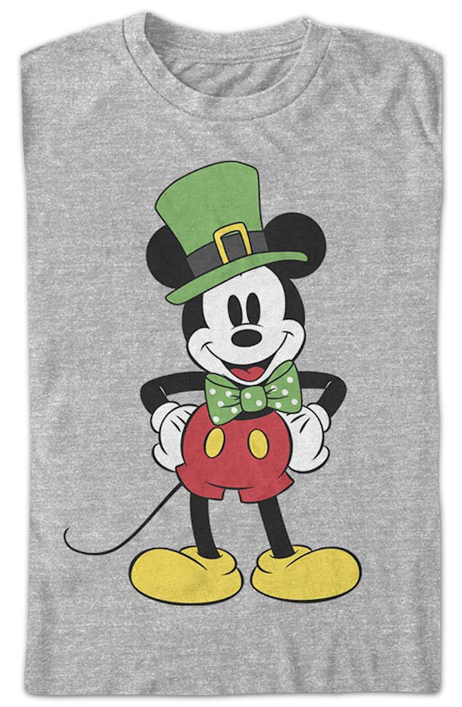 Mickey Mouse St Patricks Day Disney T Shirt
