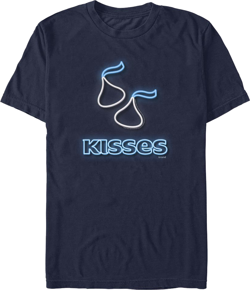 Neon Kisses Hershey's T-Shirt