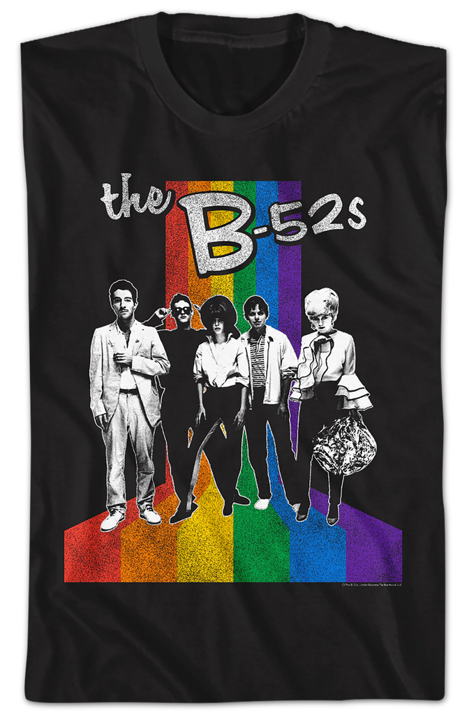 Planet Claire Rainbow B-52s T-Shirt