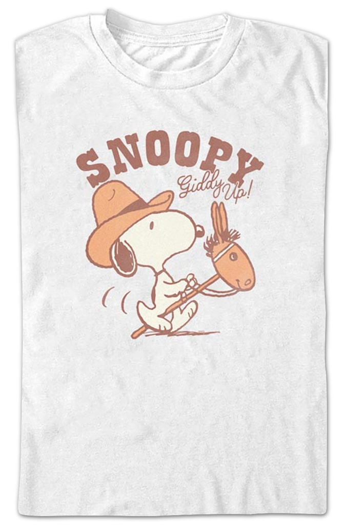 Snoopy Giddy Up Peanuts T-Shirt