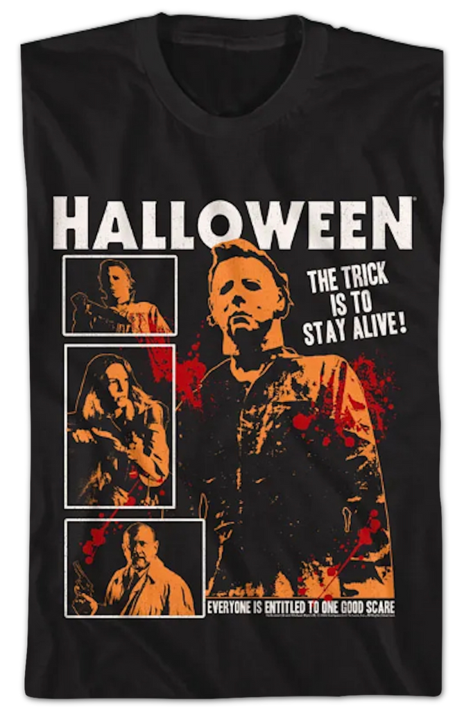 Stay Alive Collage Halloween T-Shirt