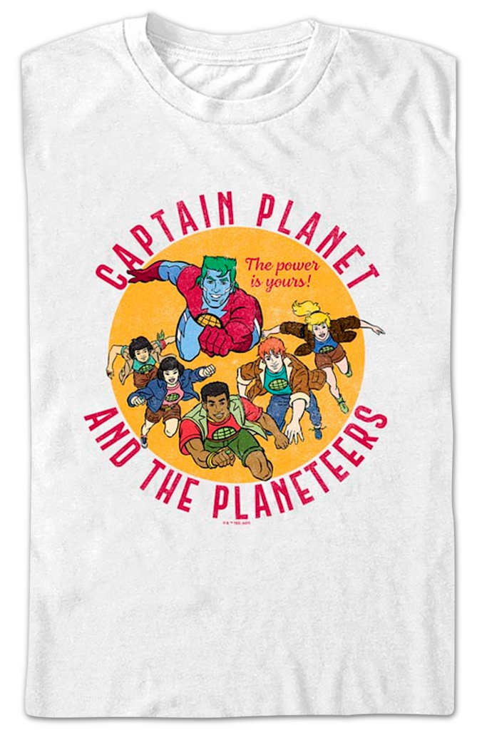 The Power Is Yours Captain Planet T-Shirt