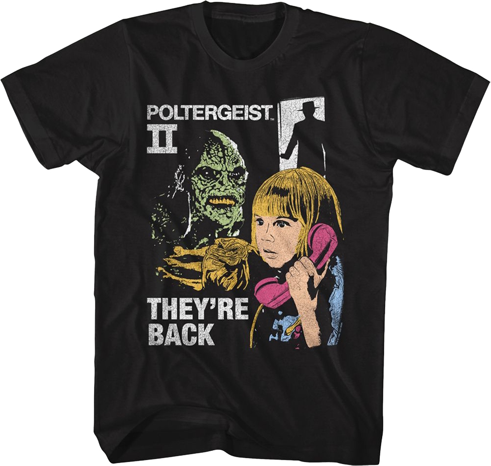 They're Back Collage Poltergeist II T-Shirt