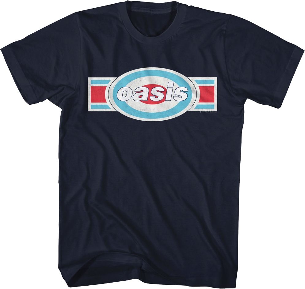 Tri-Color Logo Oasis T-Shirt