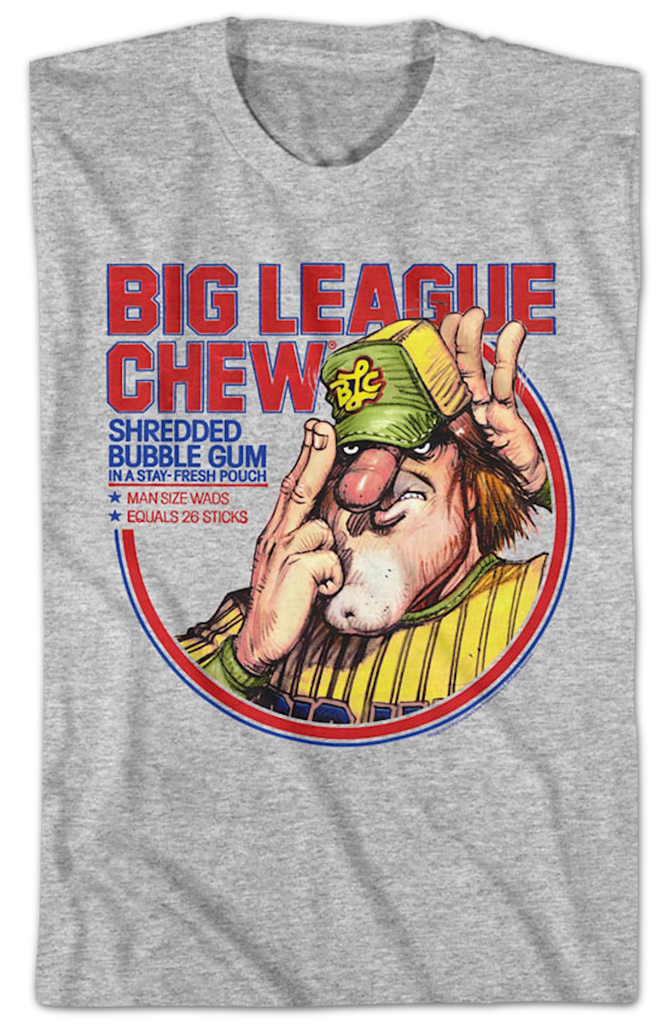 Vintage Gray Pitcher Big League Chew T-Shirt