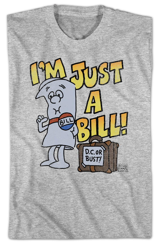 Vintage I'm Just A Bill Schoolhouse Rock T-Shirt