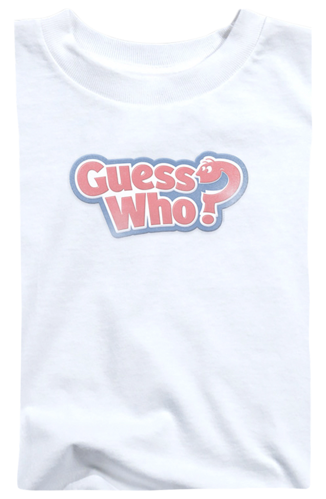 Youth Guess Who Shirt Hasbro Licensed