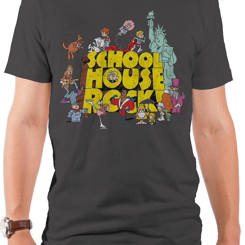 Schoolhouse Rock T Shirt Schoolhouse Rock Mens T Shirt