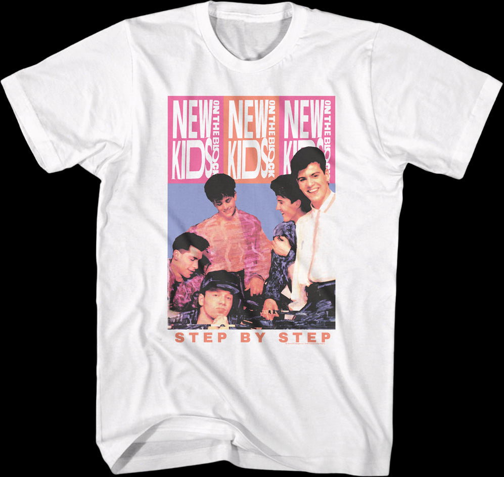Step By Step New Kids On The Block T-Shirt Step By Step New Kids On The Block T-Shirt