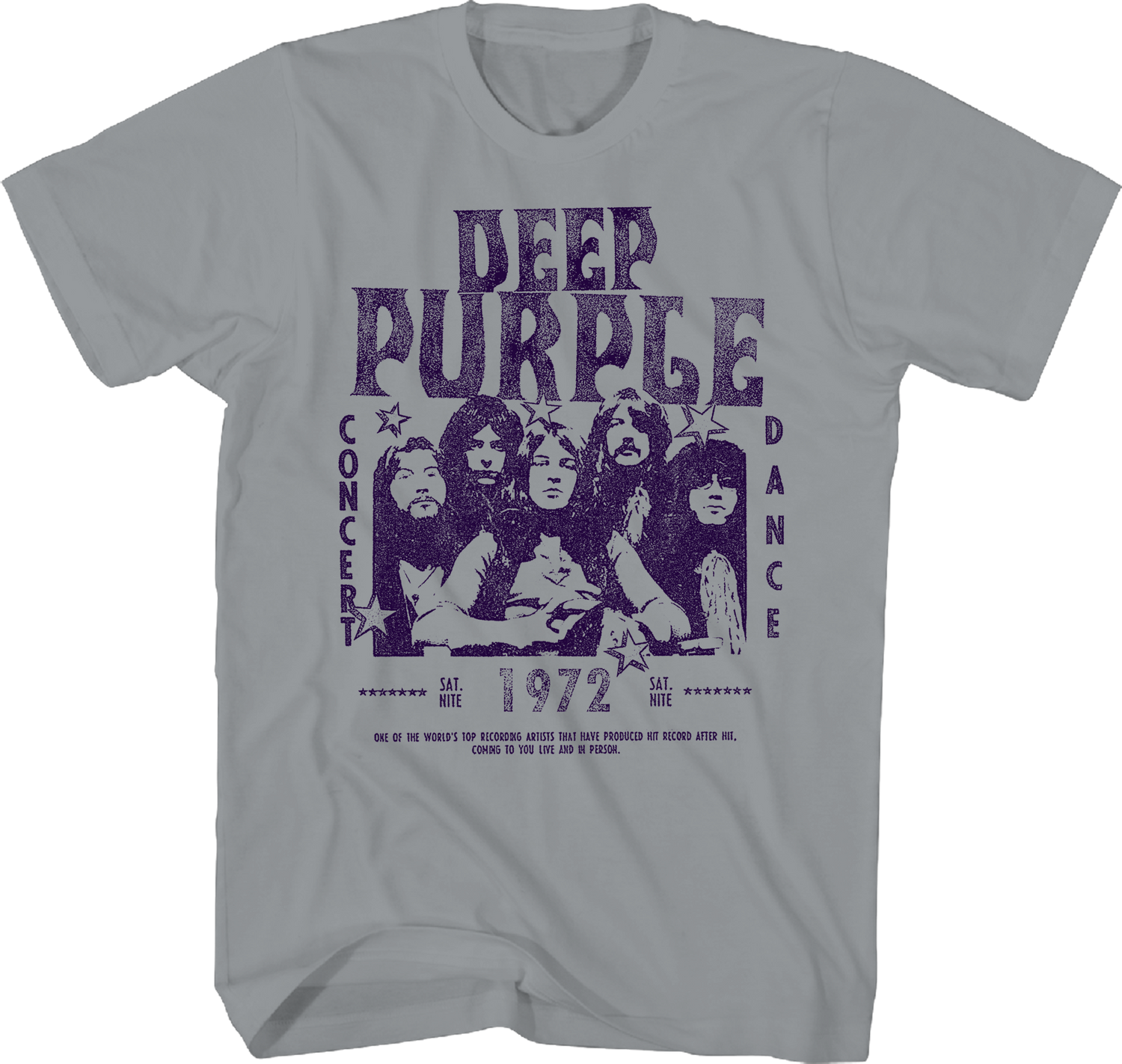 1972 Concert Deep Purple T-Shirt
