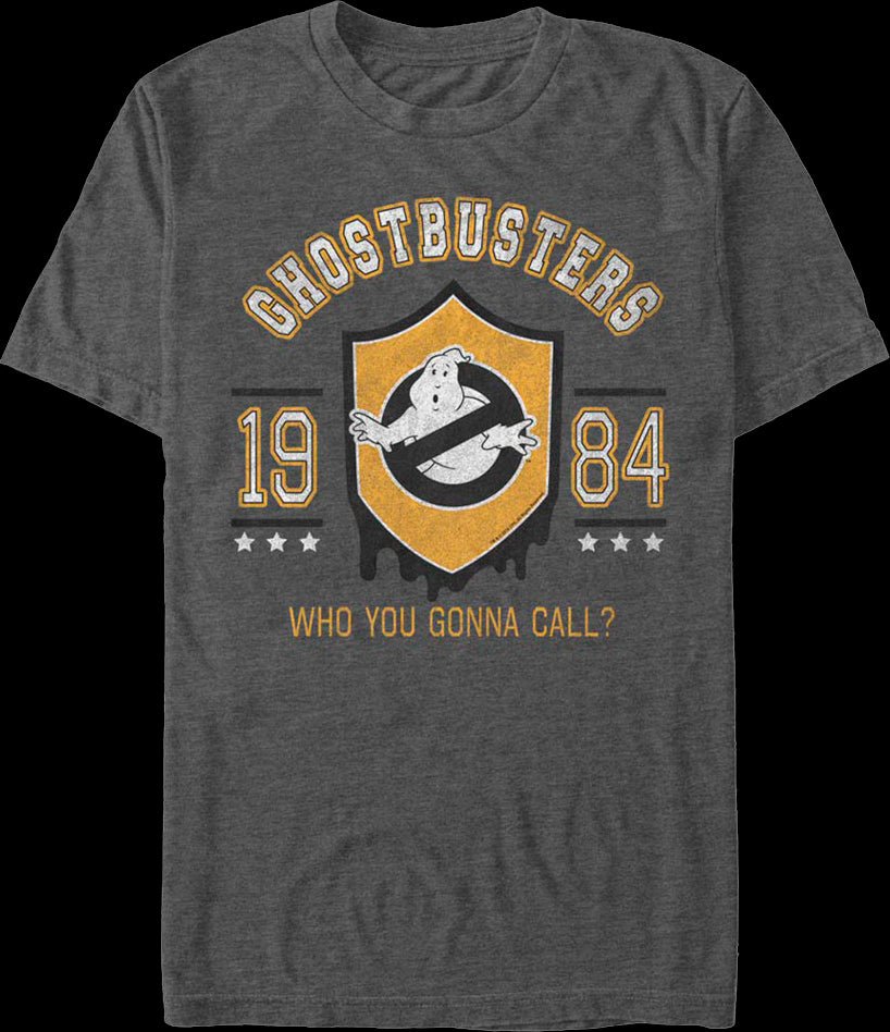 1984 Collegiate Shield Ghostbusters T-Shirt