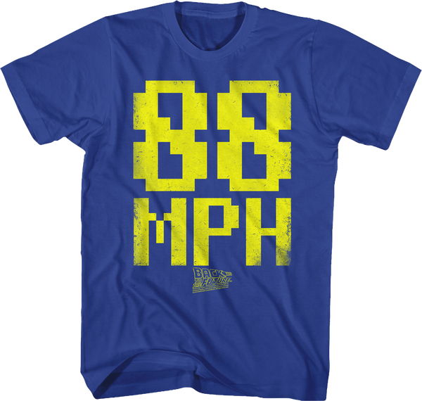 8-Bit 88 MPH Back To The Future T-Shirt