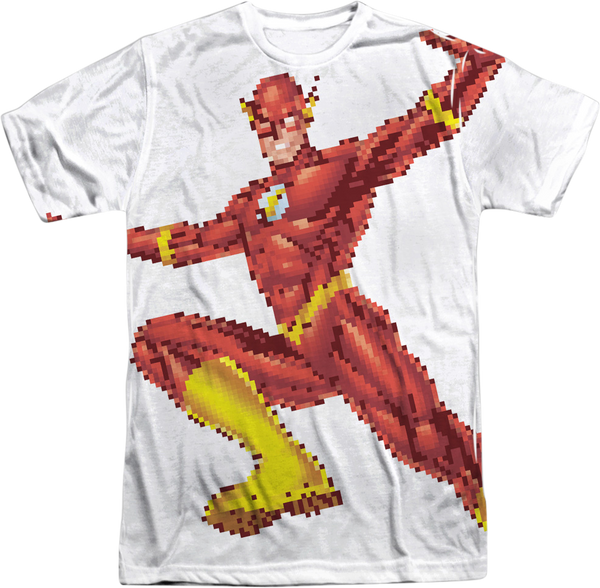 8-Bit Flash T-Shirt DC Comics Men's