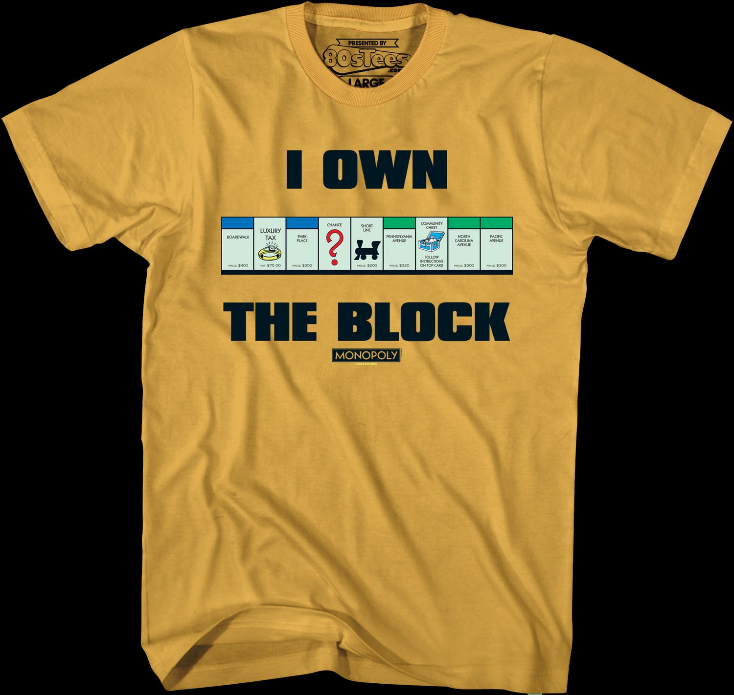 I Own The Block Monopoly T-Shirt