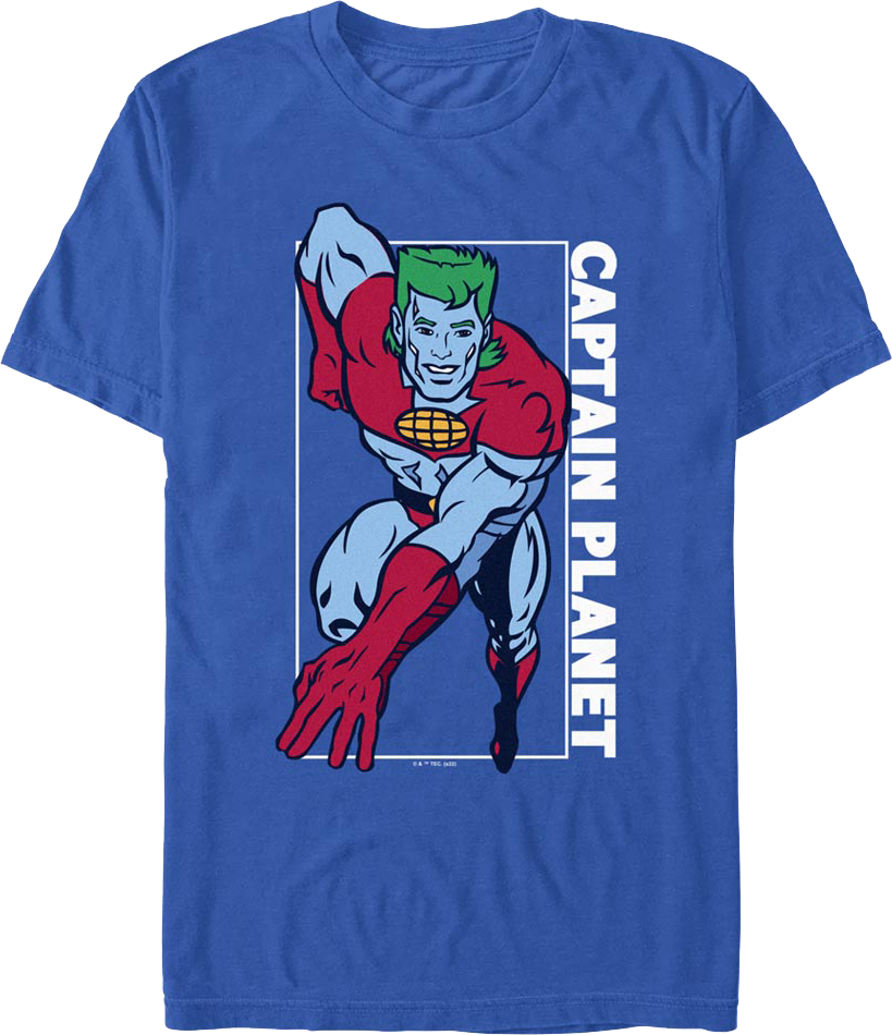 Action Pose Captain Planet T-Shirt