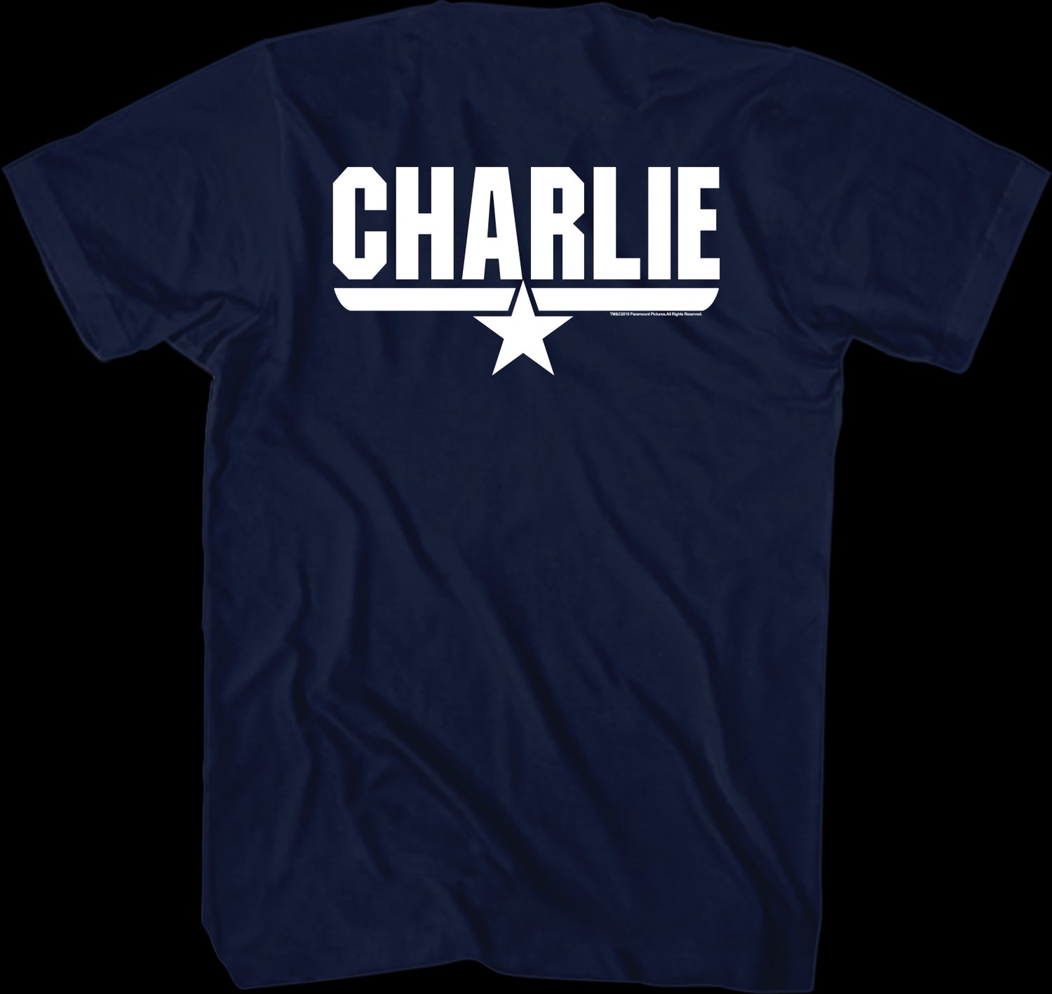 Adult Charlie Top Gun T-Shirt: Top Gun Mens T-shirt