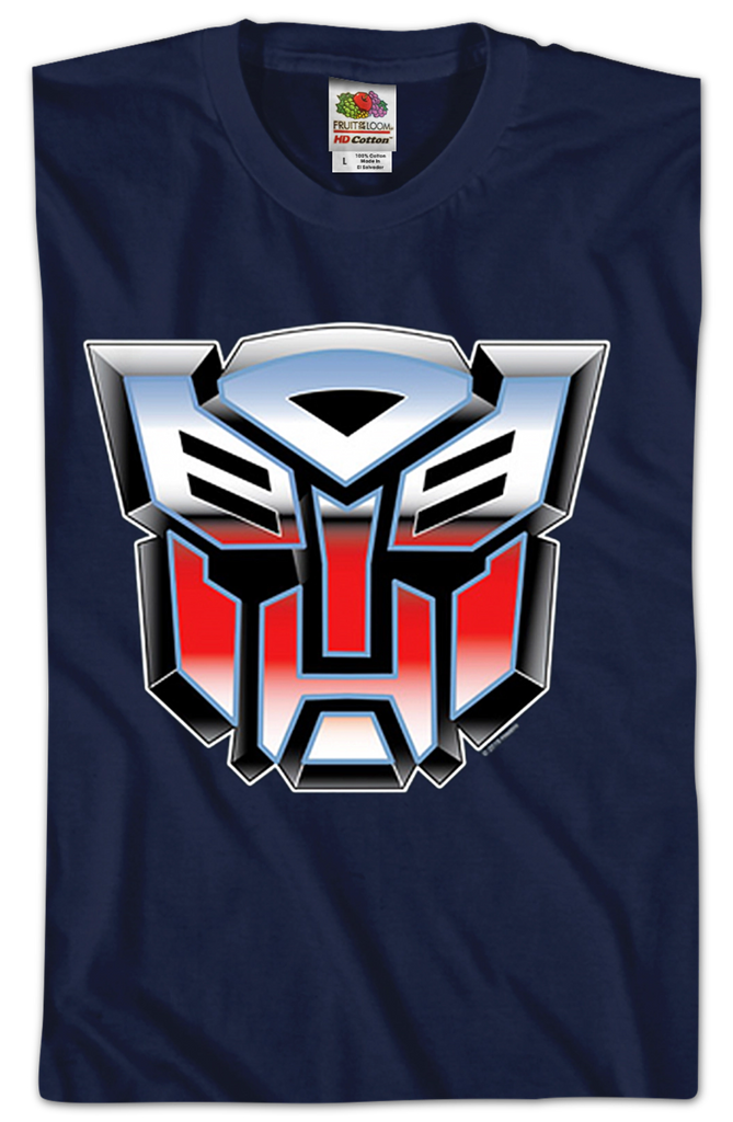 Trevco Airbrush Autobots Logo Transformers T-Shirt