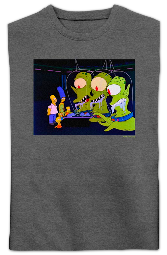 Aliens Simpsons Sweatshirt