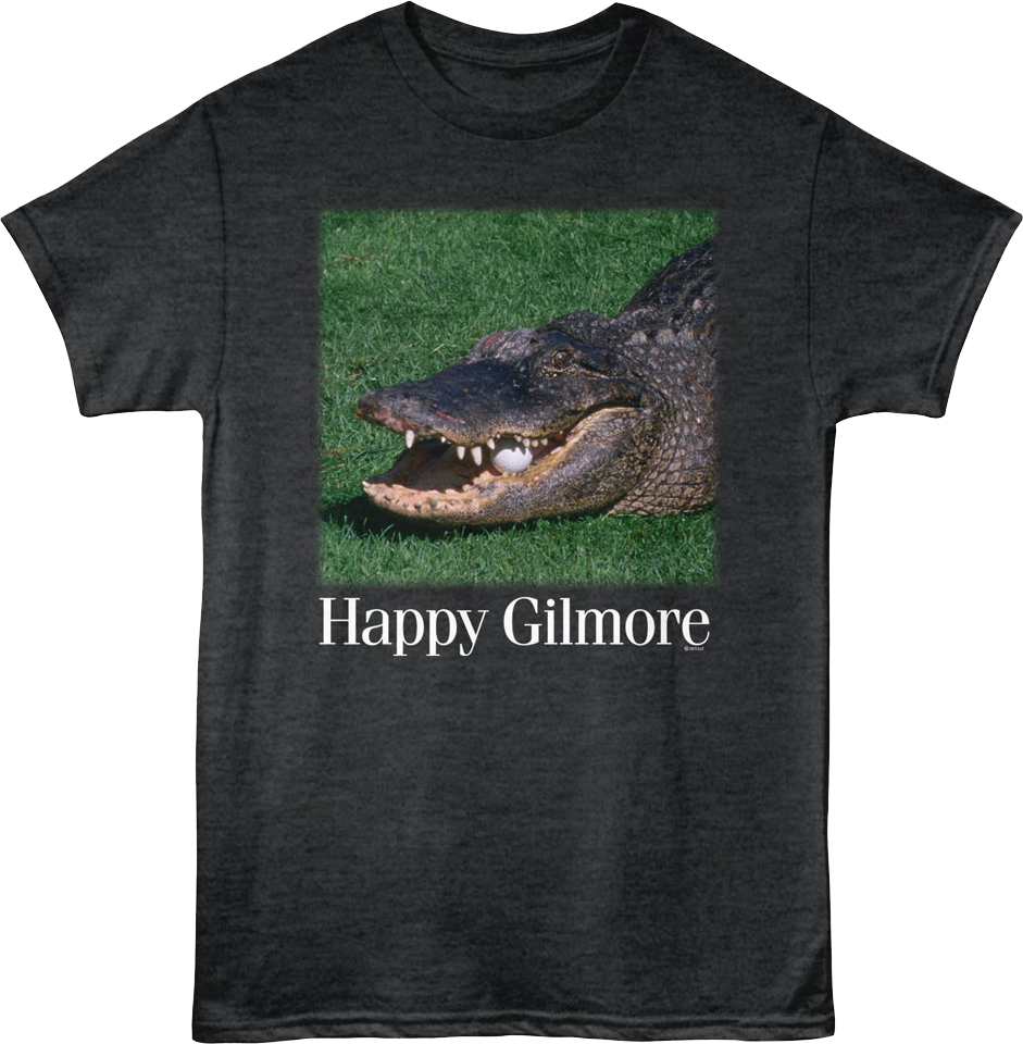 Alligator With Golf Ball Happy Gilmore T-Shirt