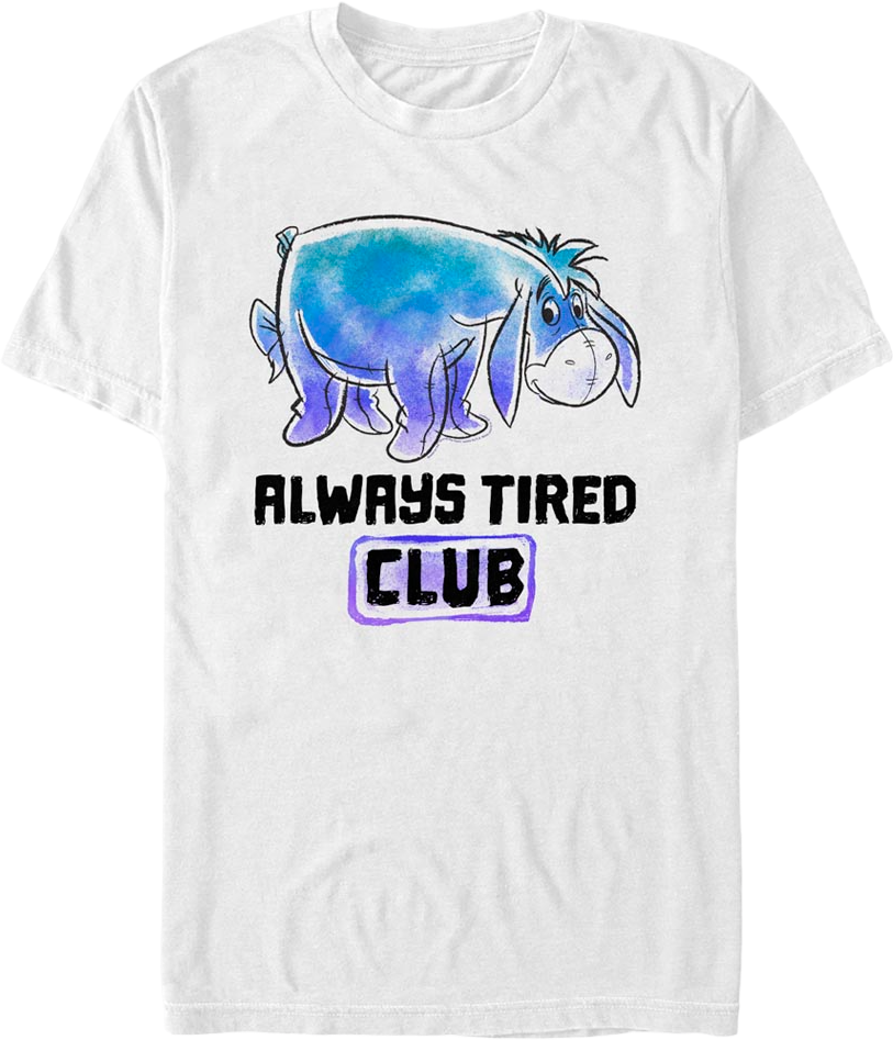 Always Tired Club Winnie The Pooh T-Shirt