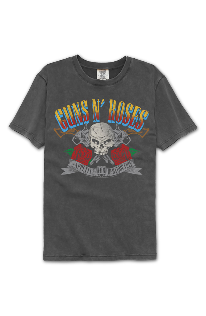 Banner Guns N' Roses Comfort Colors Brand T-Shirt