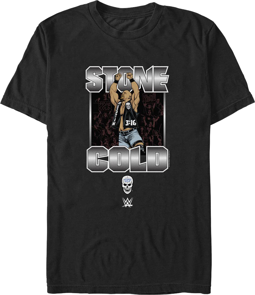 Arms Raised Stone Cold Steve Austin T-Shirt