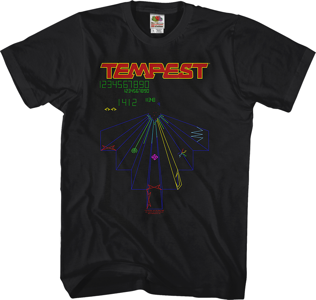 Atari Tempest T-Shirt: Atari Mens T-Shirt