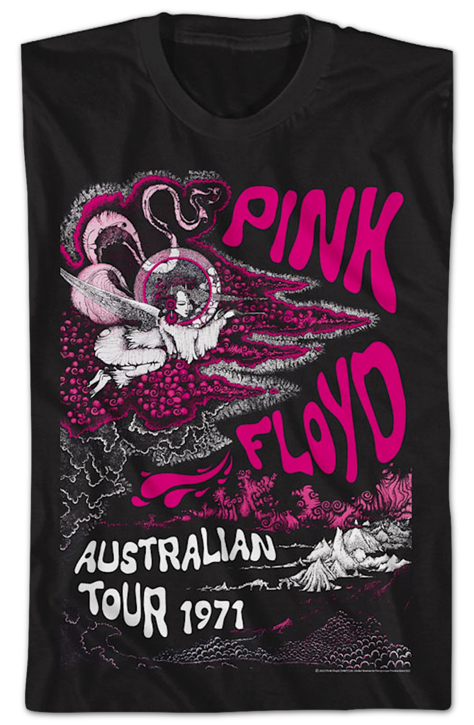 Australian Tour 1971 Pink Floyd T-Shirt