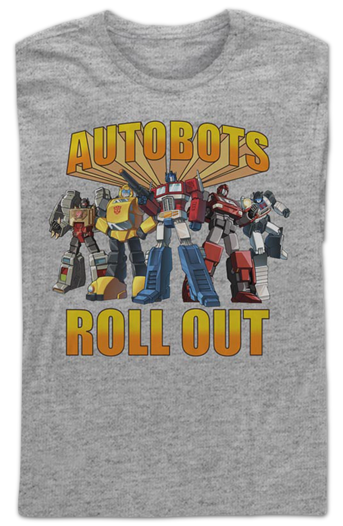 Autobots Roll Out Transformers Long Sleeve Shirt