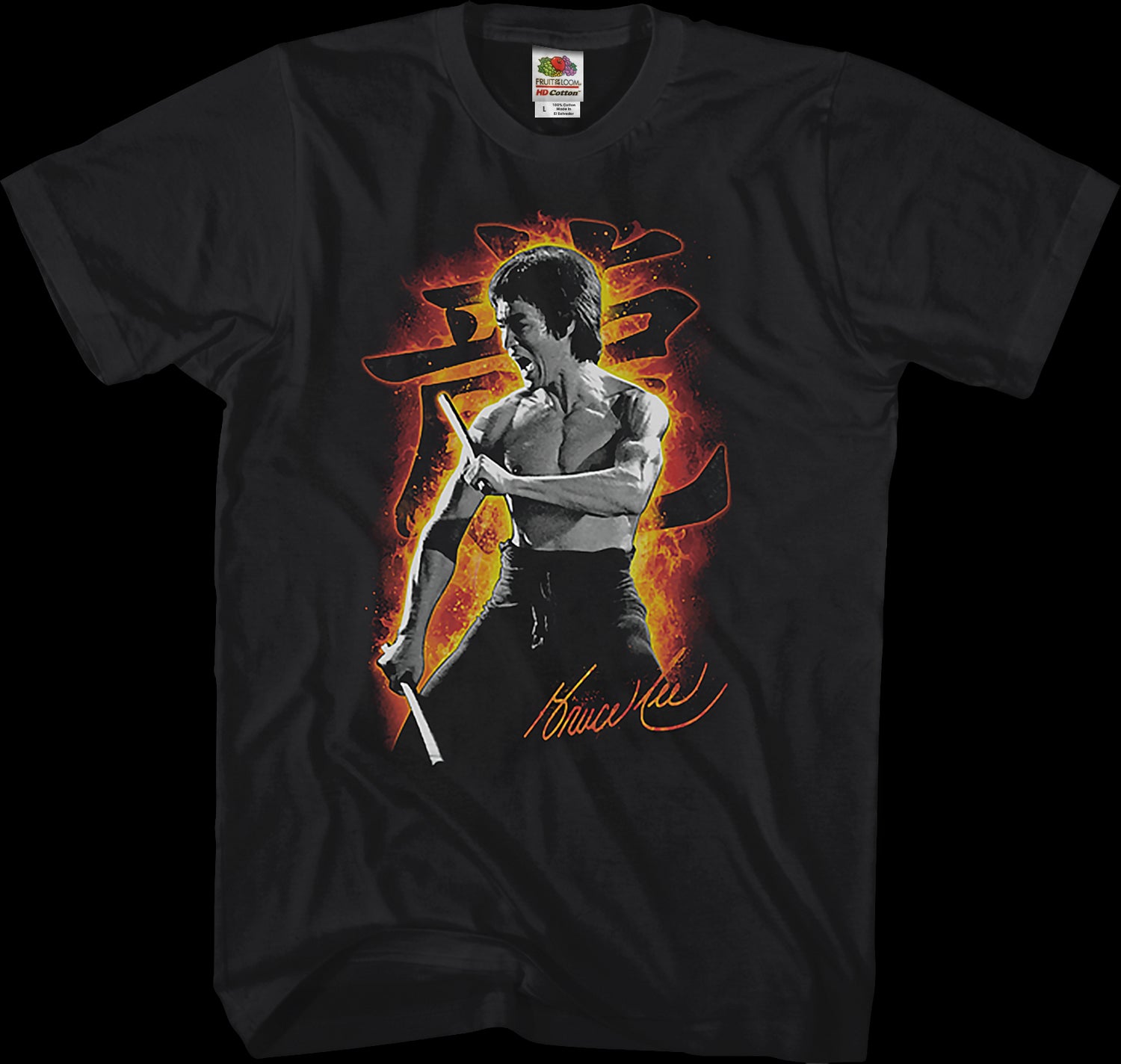 Autograph Bruce Lee T-Shirt Men's