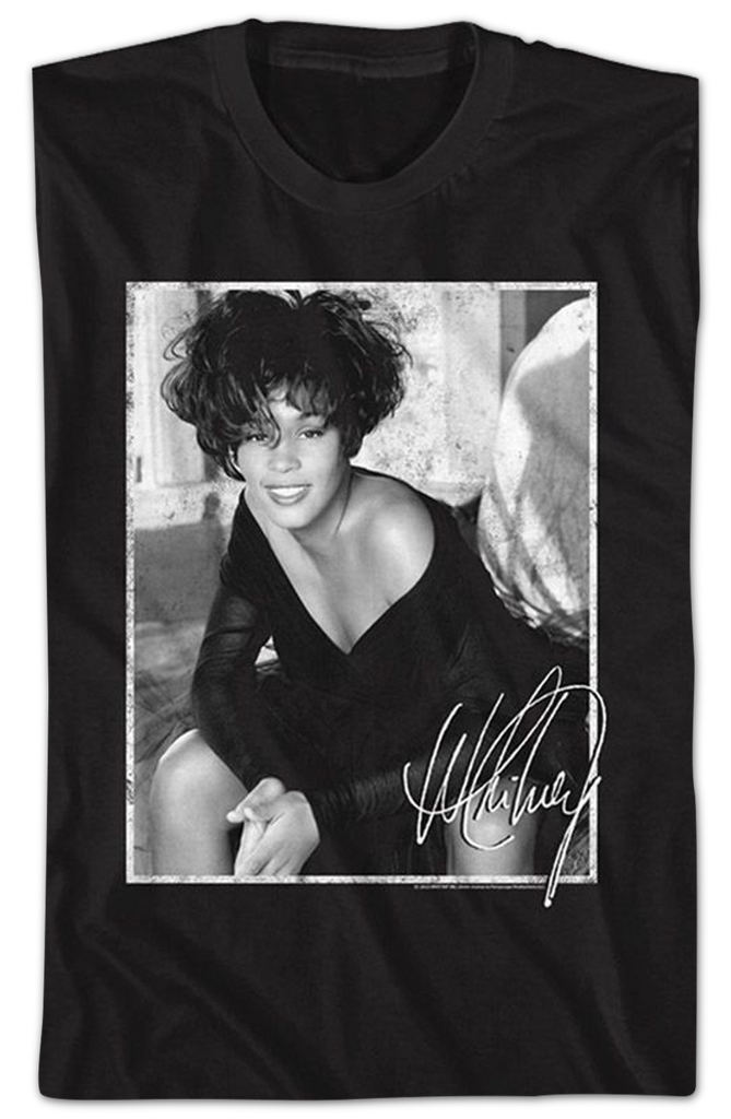Autograph Whitney Houston T-Shirt