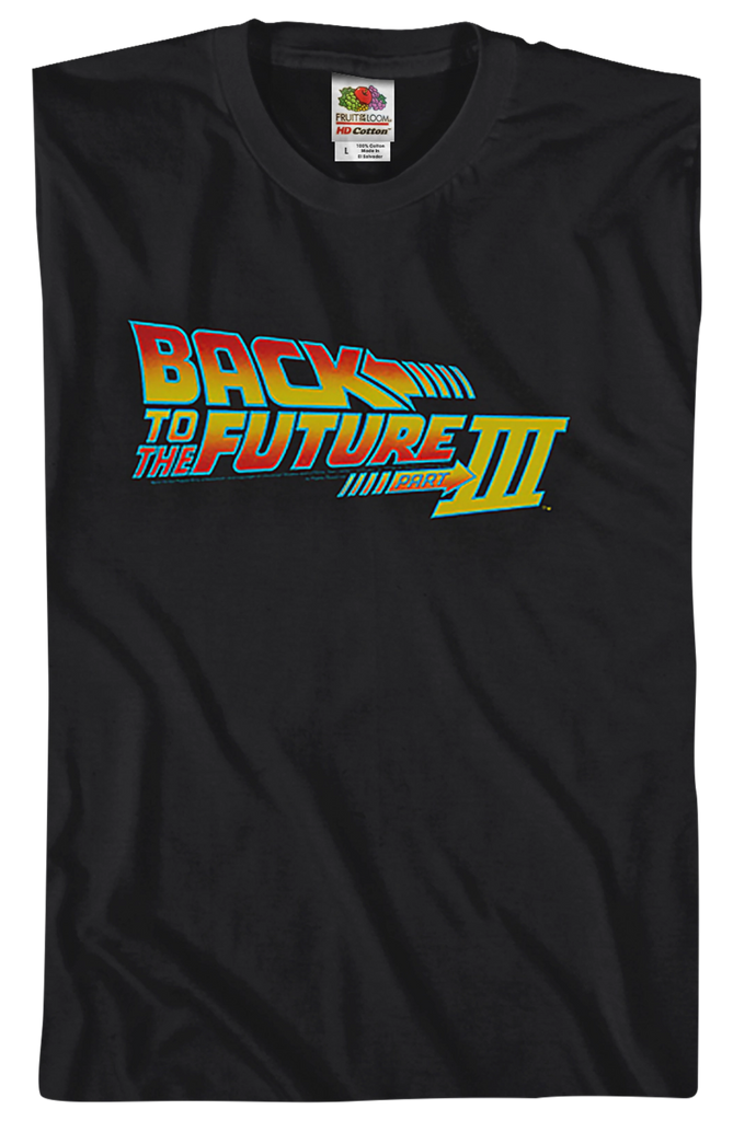 Back To The Future III Shirt: Back To The Future Mens T-shirt
