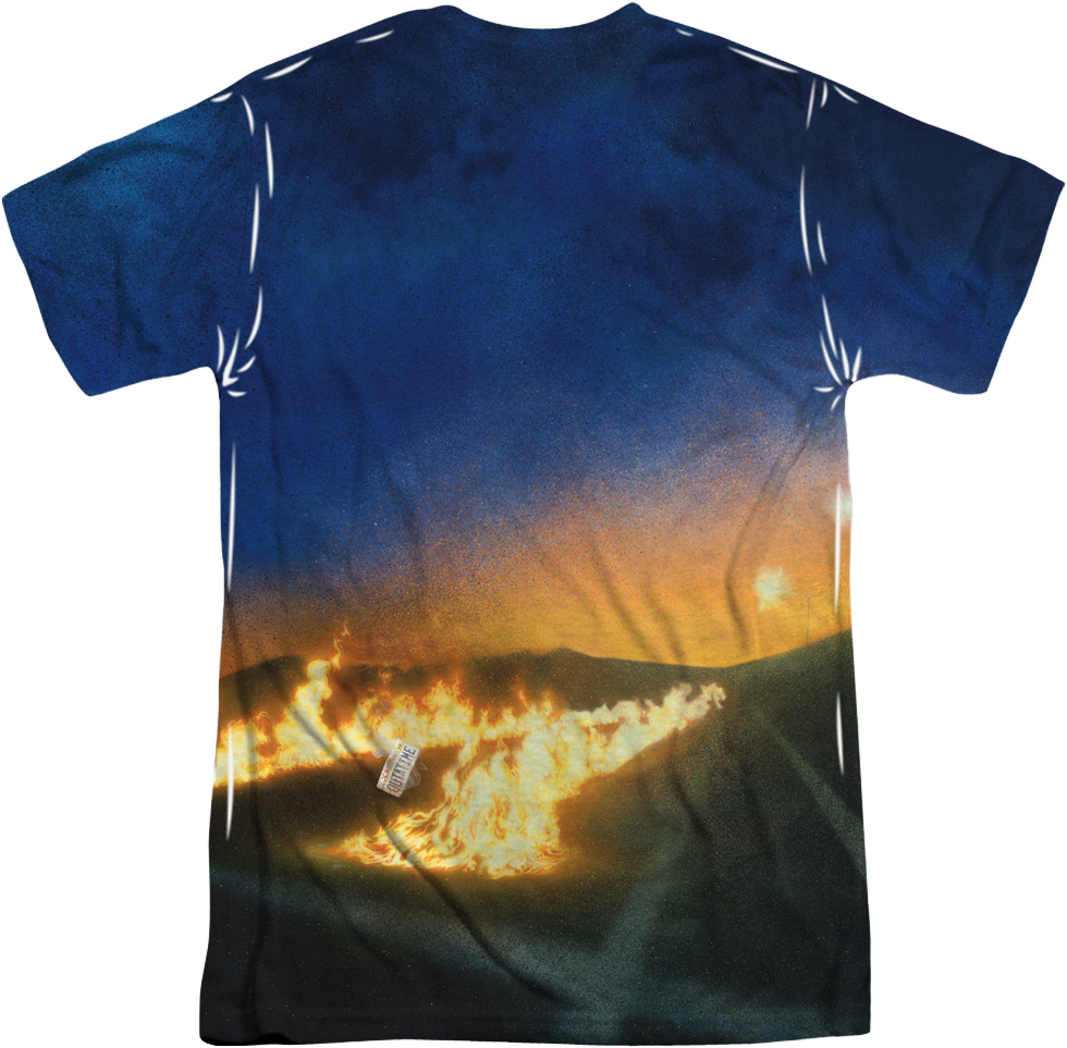 Back To The Future Sublimation Shirt: Back To The Future Mens T-shirt