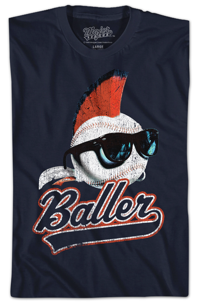 Baller Major League T-Shirt: Major League Mens T-Shirt
