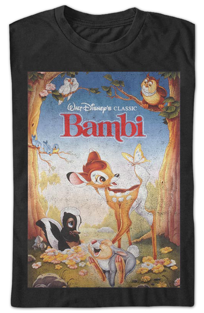 Bambi Poster Disney T-Shirt
