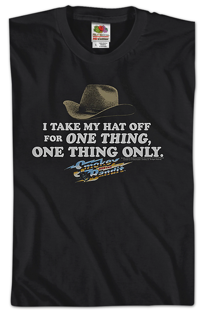 Bandit Hat Shirt: 80s Movies Smokey & The Bandit T-shirt