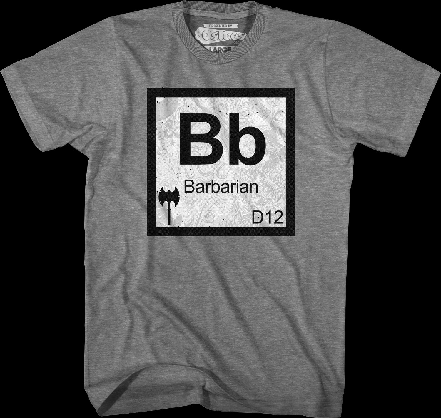 Barbarian Element Symbol Dungeons & Dragons T-Shirt