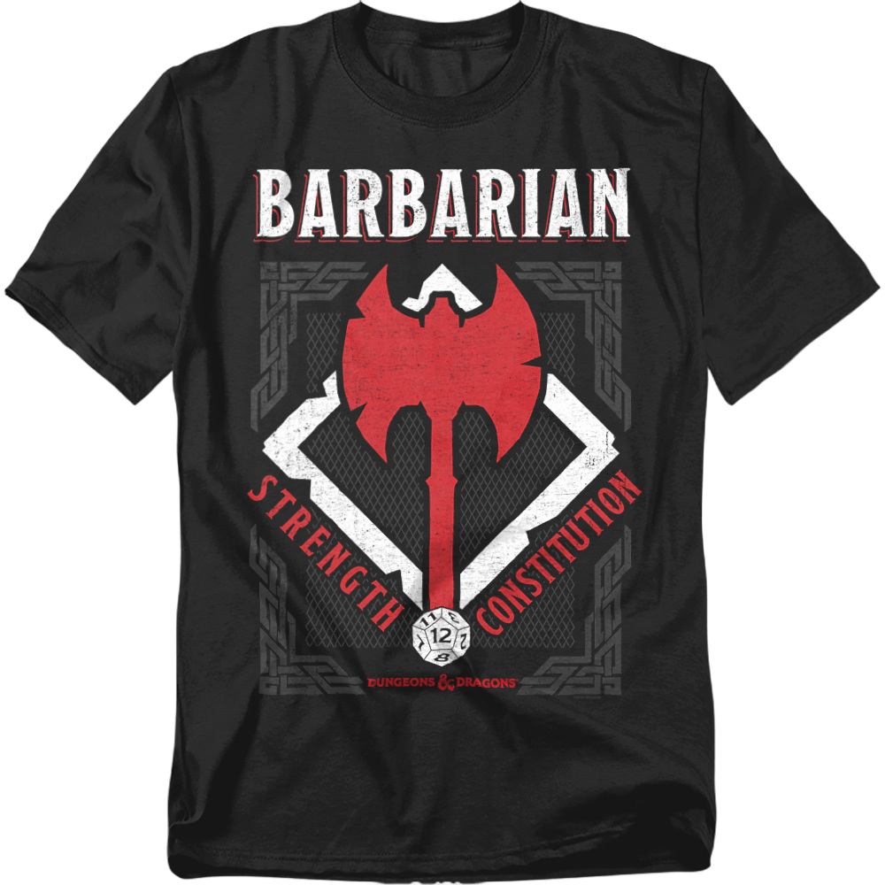 Barbarian Logo Dungeons & Dragons T-Shirt