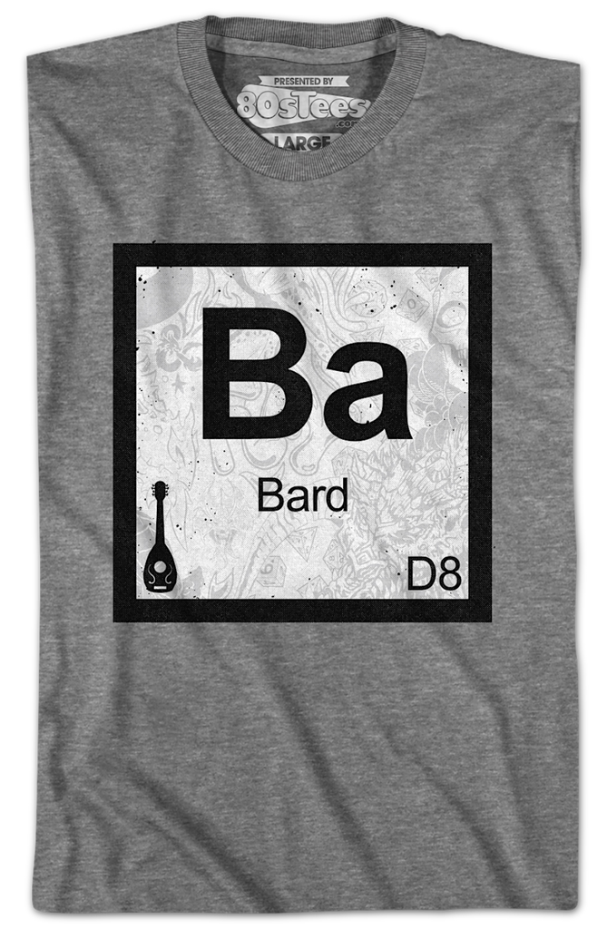 Bard Element Symbol Dungeons & Dragons T-Shirt