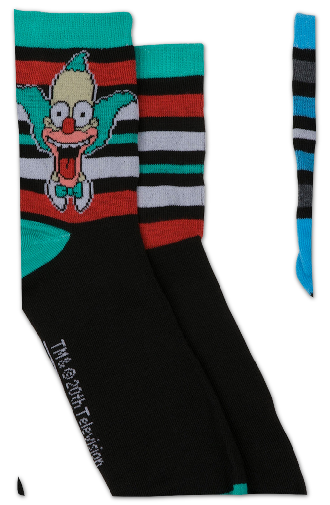 Bart Krusty Homer 3-Pack Simpsons Socks