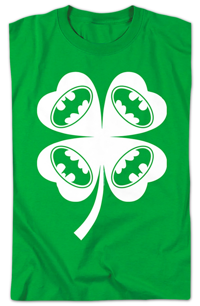 Batman Four-Leaf Clover DC Comics T-Shirt