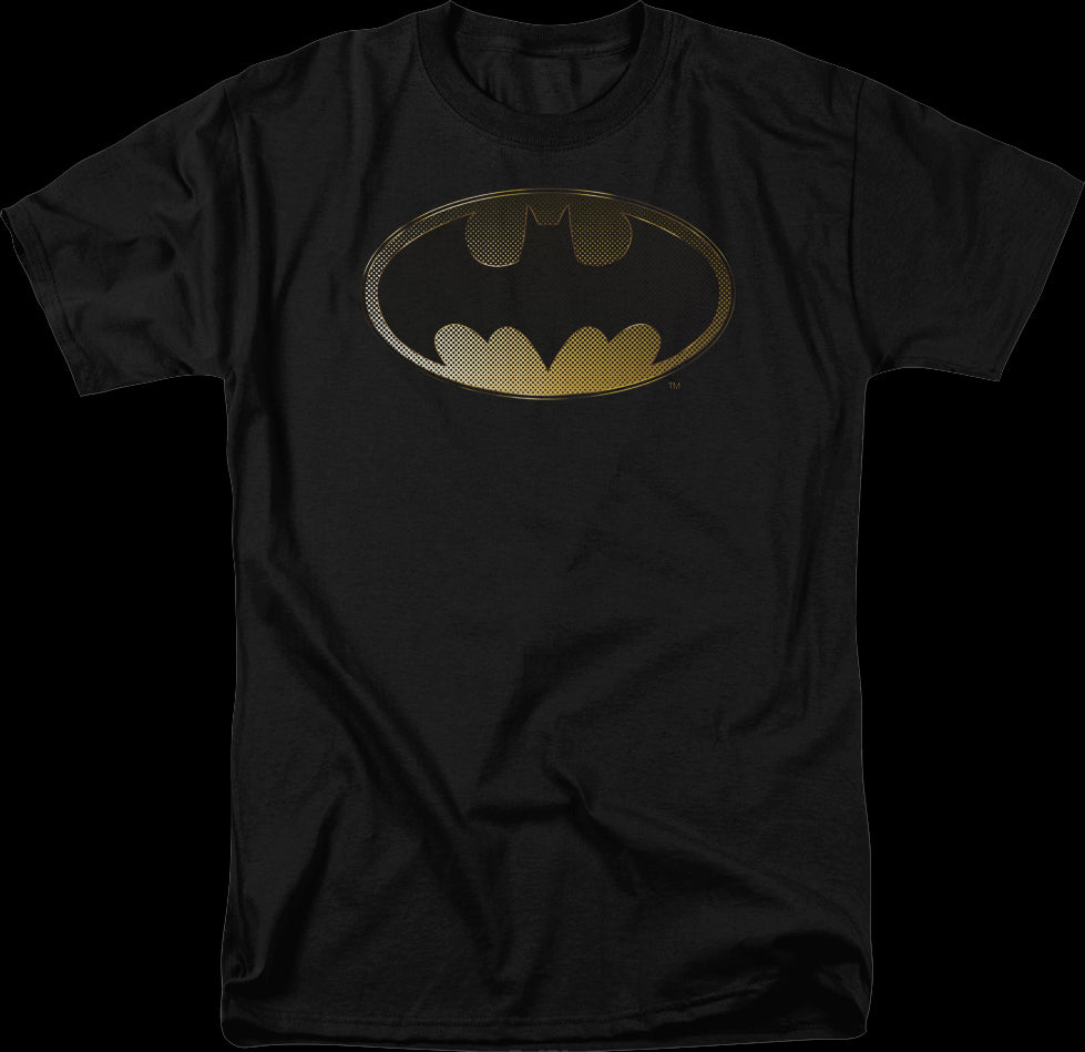 Batman Halftone Chest Logo DC Comics T-Shirt