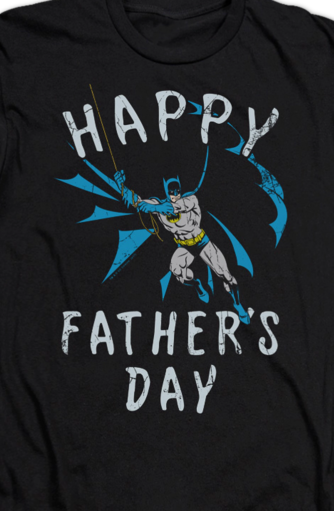 Batman Happy Fathers Day Cute Father's Day Card Strong And Rad