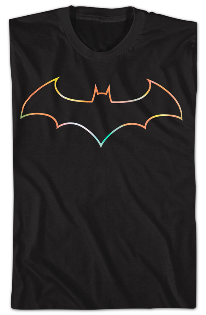 Batman Logo Outline DC Comics T-Shirt
